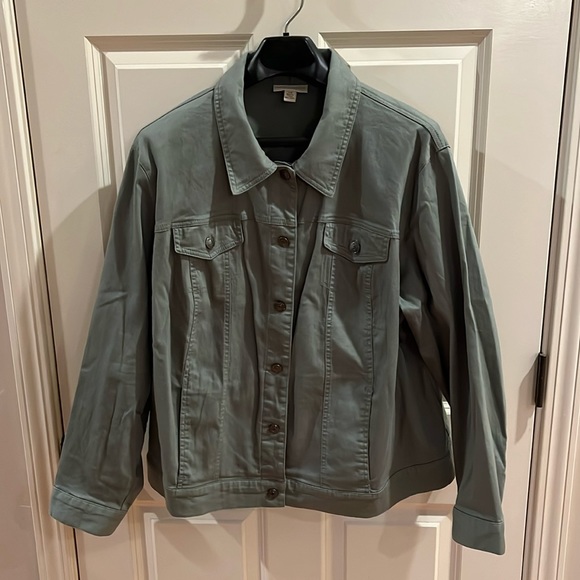 Appleseed's | Jackets & Coats | Appleseeds 2x Olive Green Cotton Jacket | Poshmark